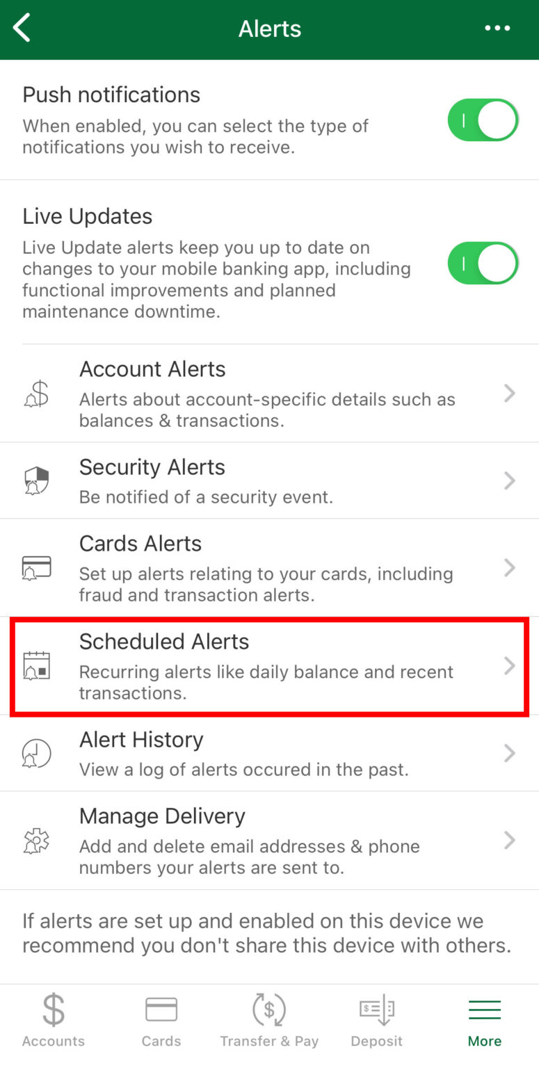 Digital Banking Alerts - Mauch Chunk Trust Company (MCT)